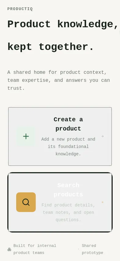 ProductIQ Mobile