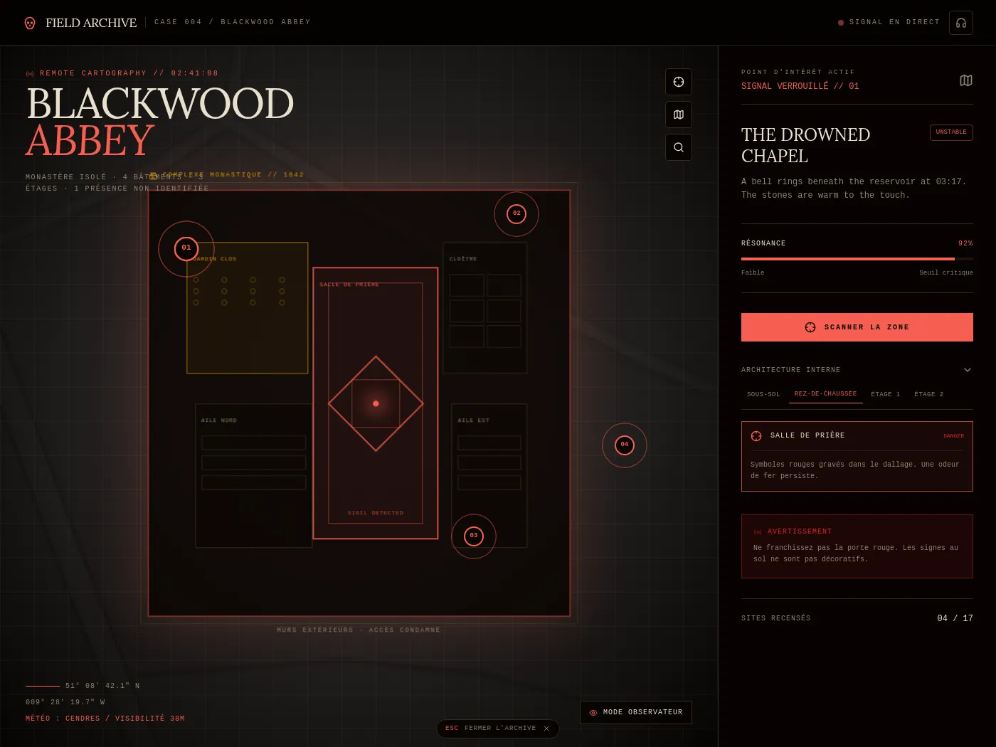 The Curse Map Explorer