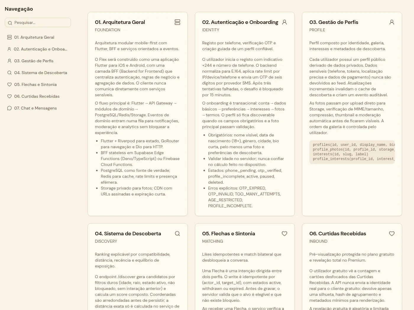 Flex Technical Spec Doc