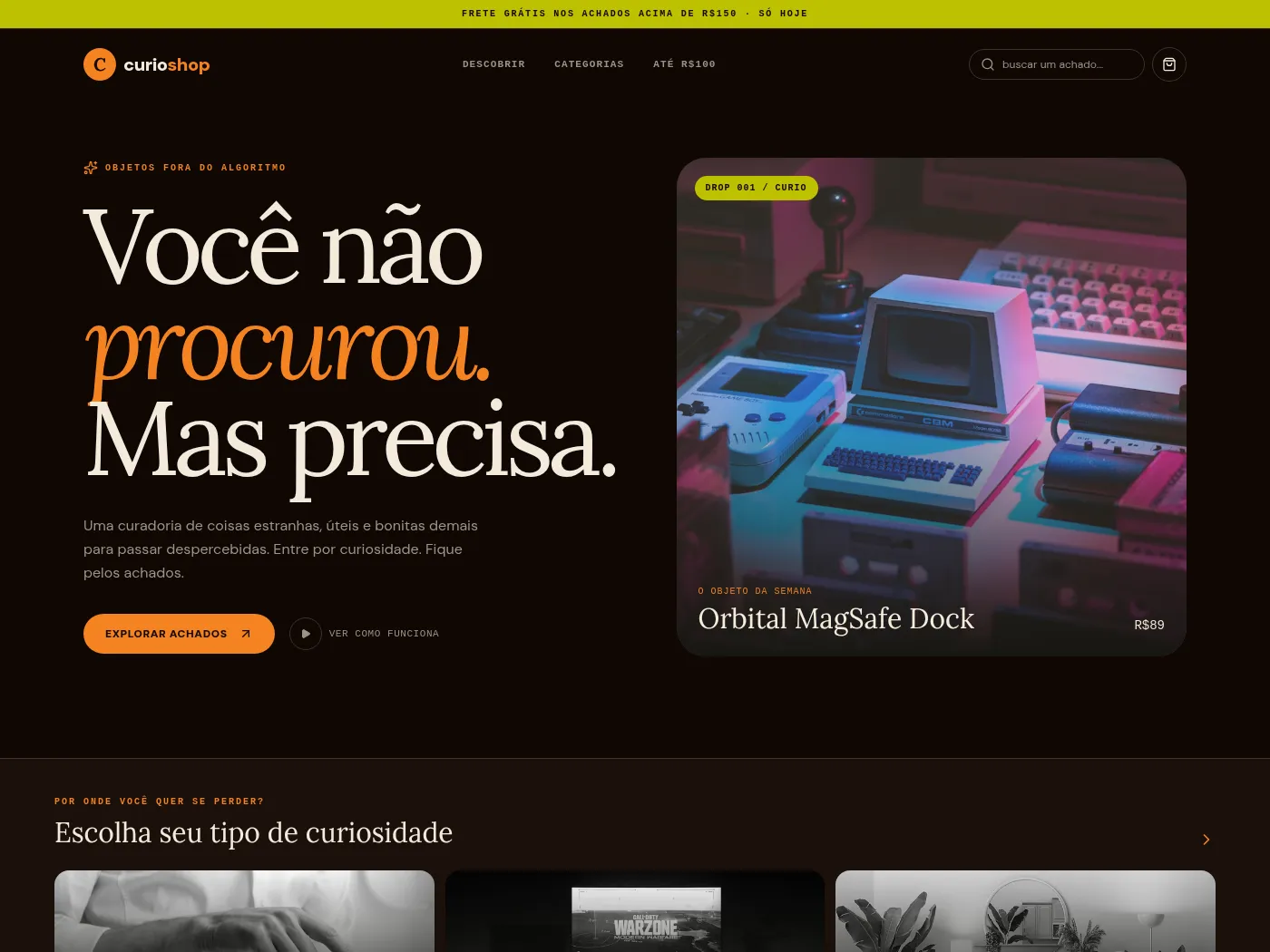 CurioShop Online Store