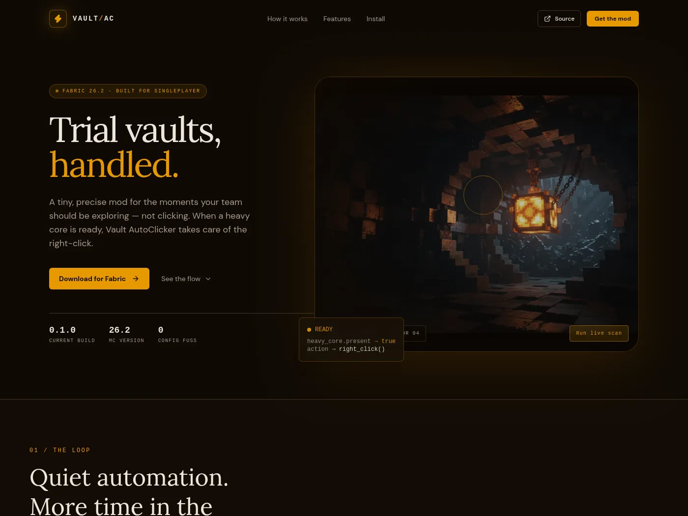 Vault AutoClicker Mod