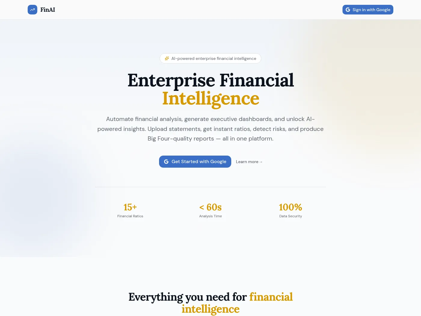 FinAI Enterprise Platform