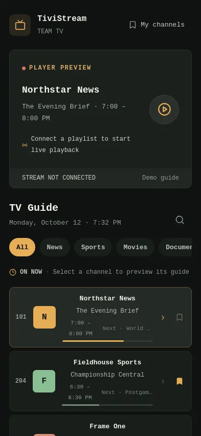 TiviStream Player