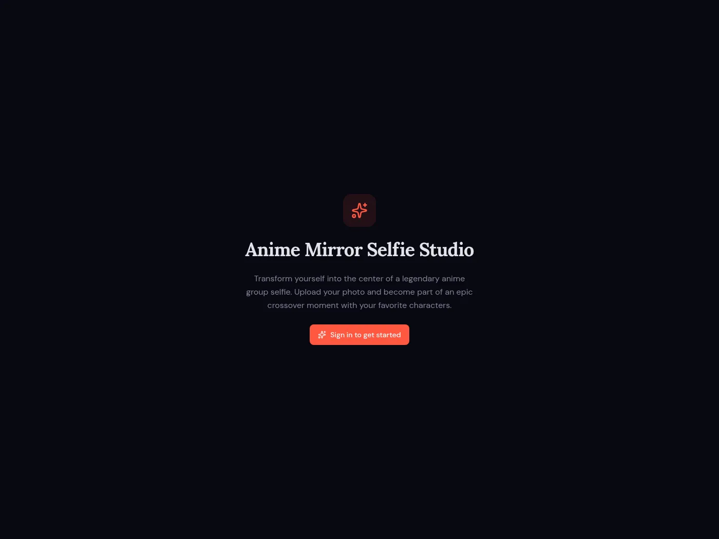 Anime Mirror Selfie Studio