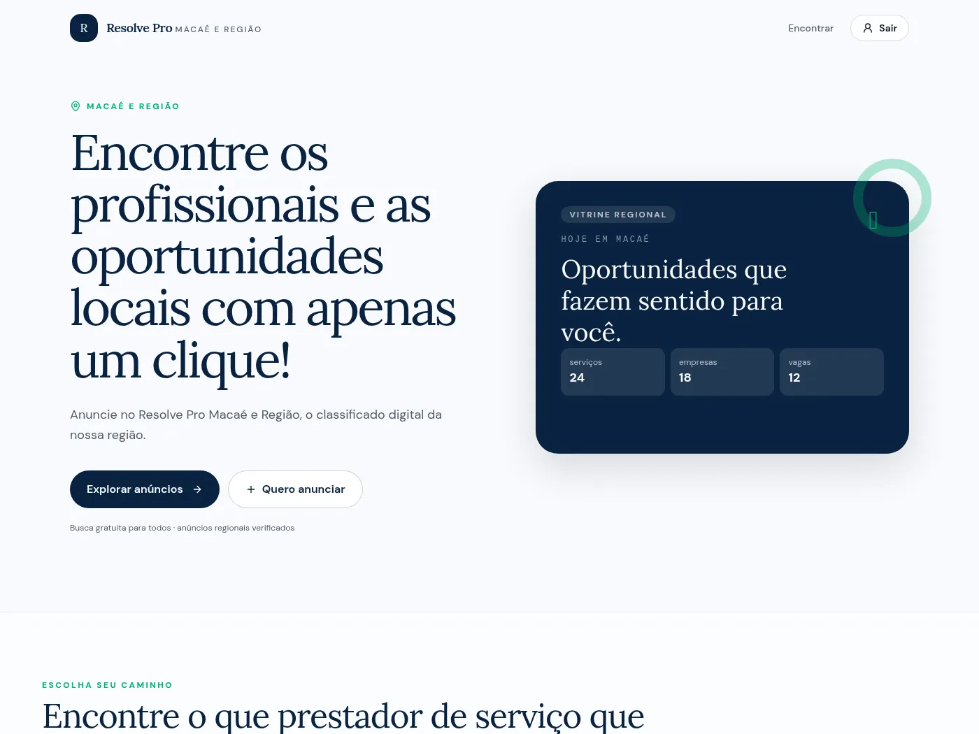 Resolve Pro Macaé