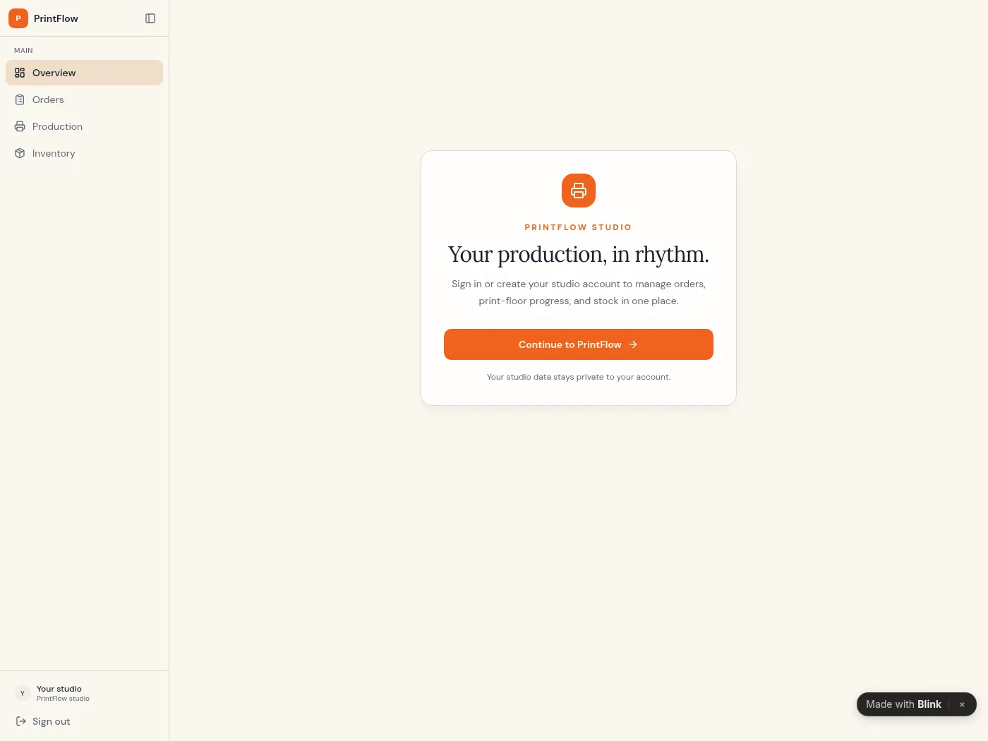 PrintFlow Platform