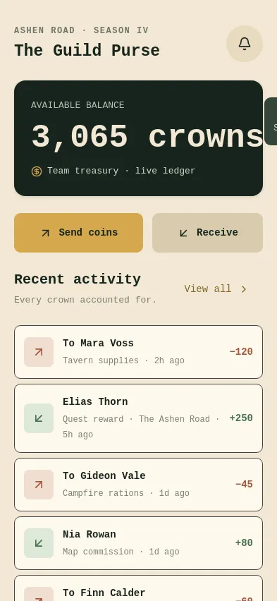 LARP Wallet Mobile