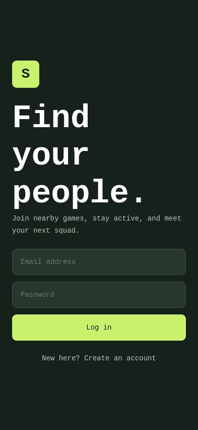SquadUp Social Sports