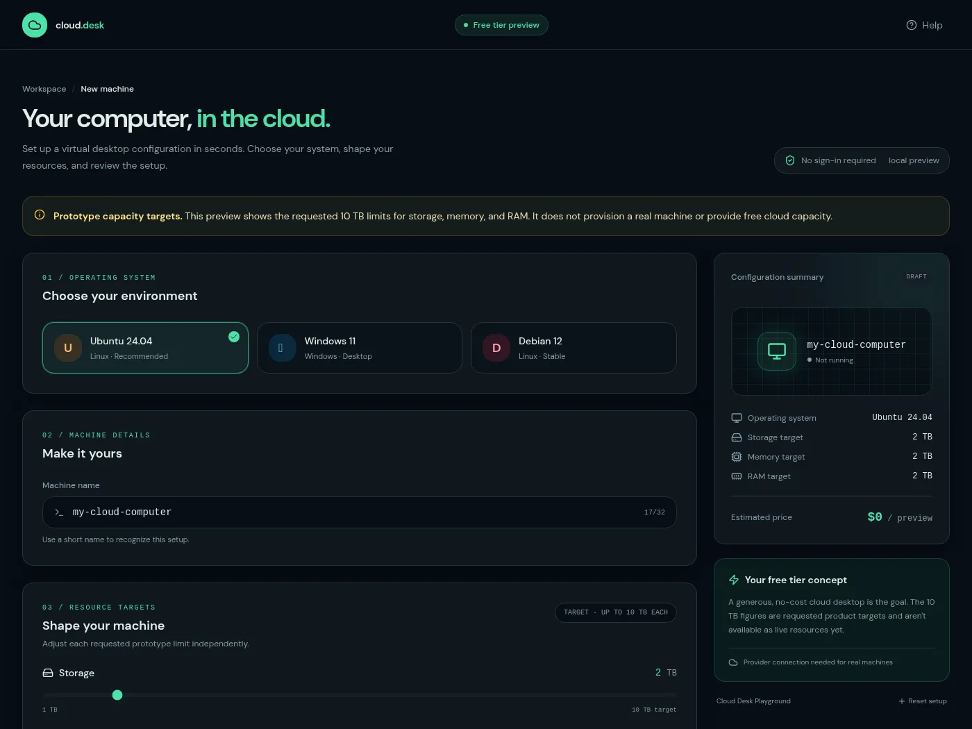 Cloud VM Playground