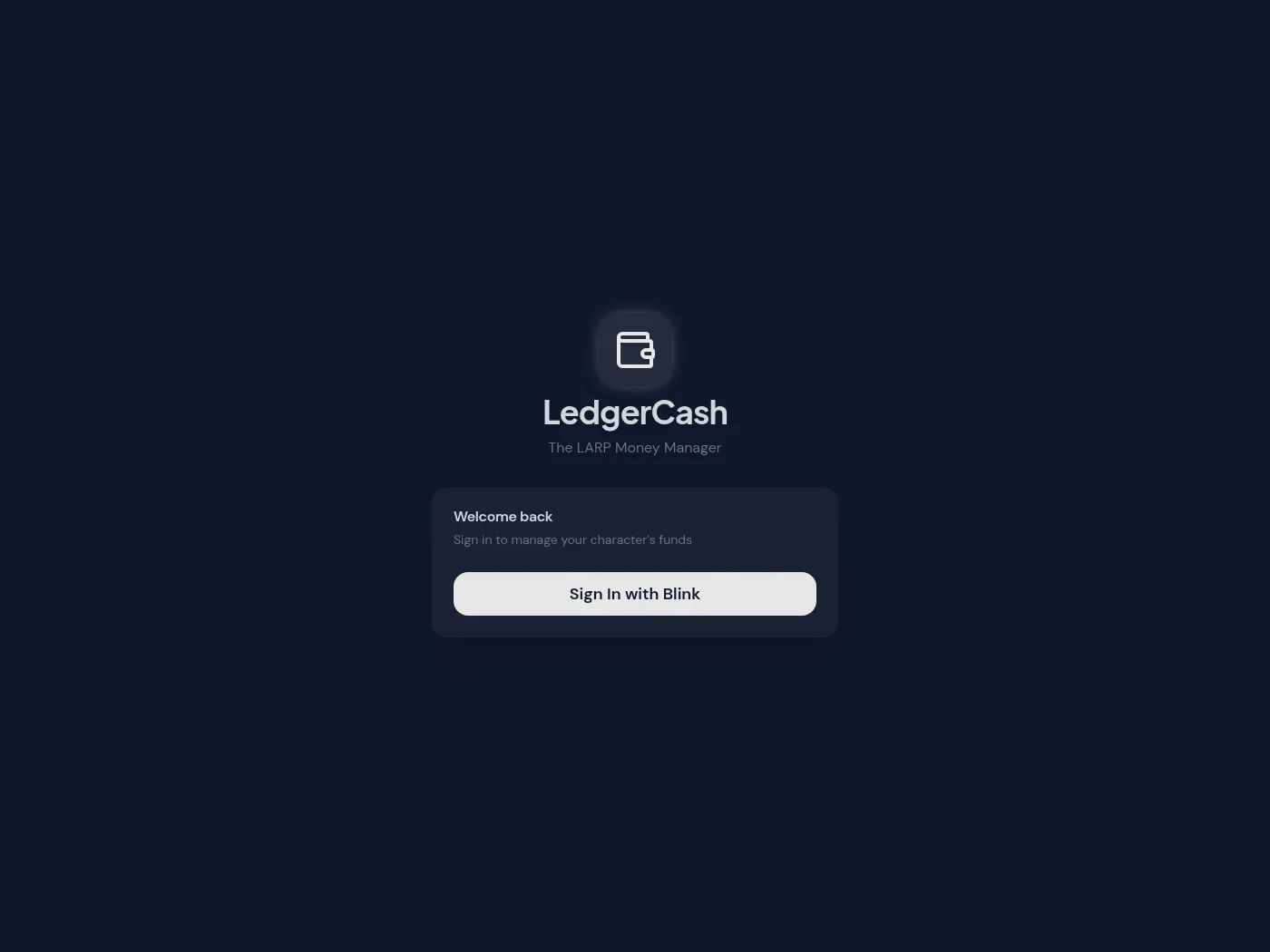 LedgerCash LARP Toolkit