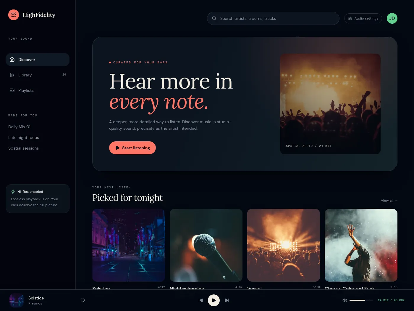 HighFidelity Music Fusion