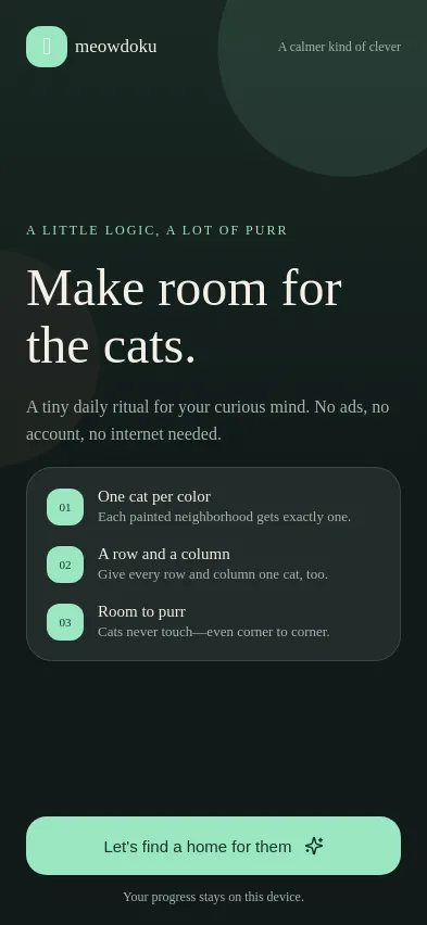 Meowdoku Deluxe