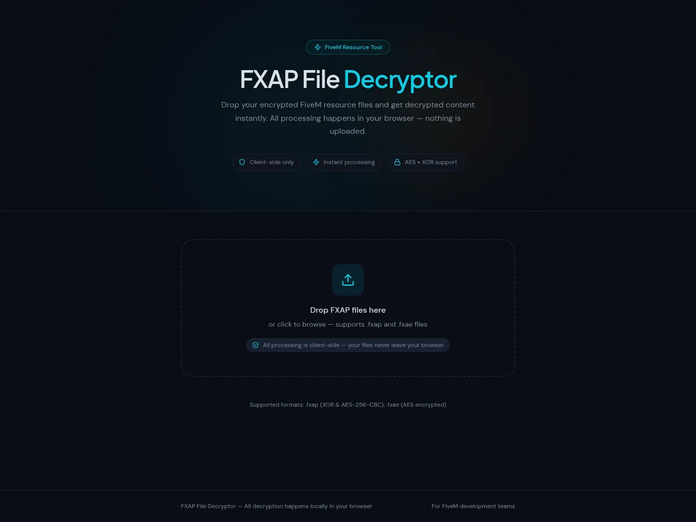 FXAP File Decryptor