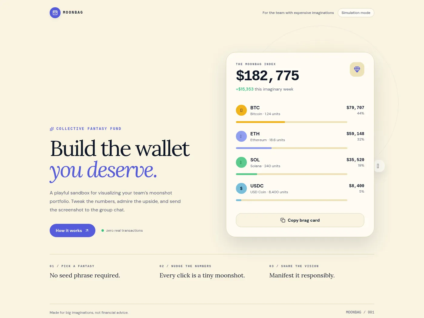 Dream Crypto Wallet Playground