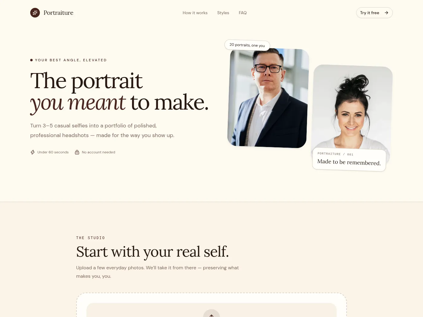 AI Headshot Studio