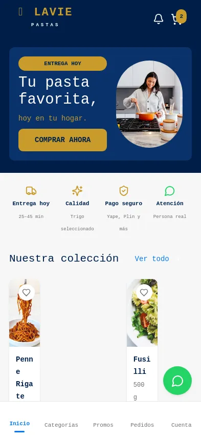Lavie Mobile E-Commerce