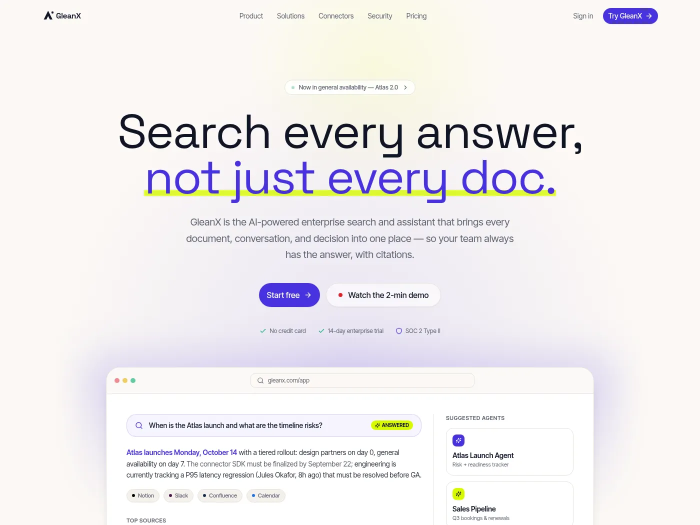 GleanX: Next-Gen Enterprise Search