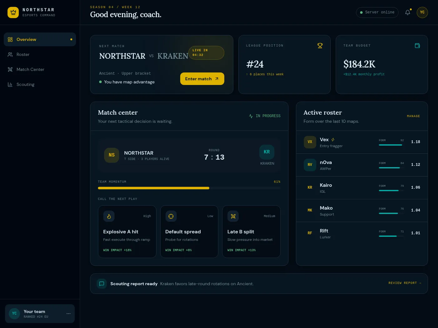 CS2 Esports Manager