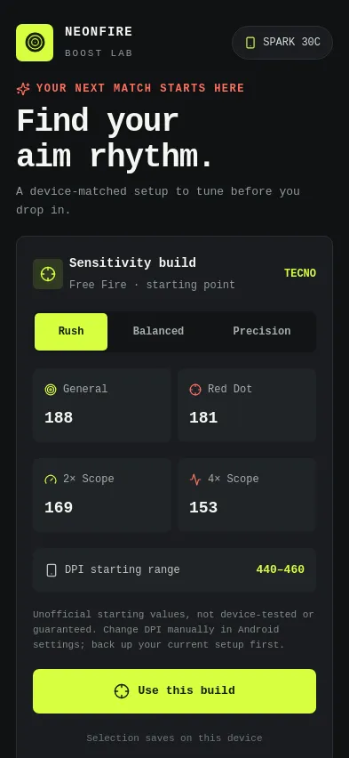 NeonFire Boost