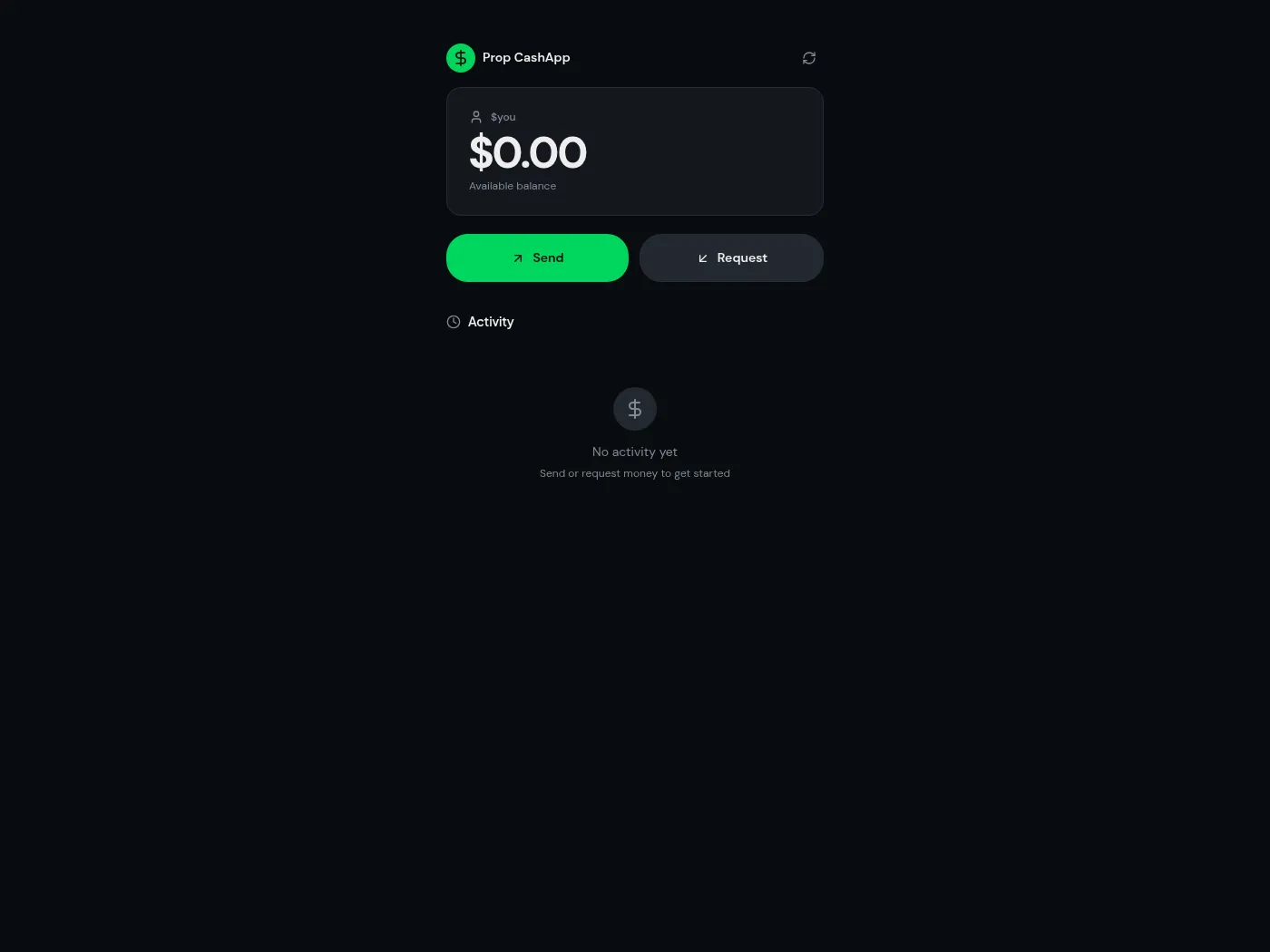 Prop CashApp Simulator