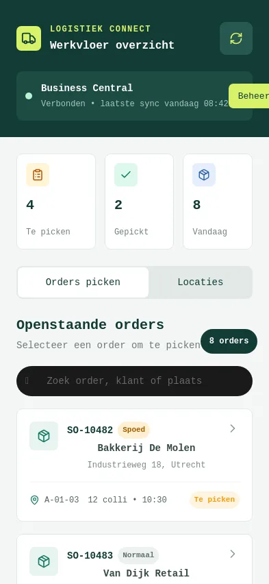 Logistiek Connect App