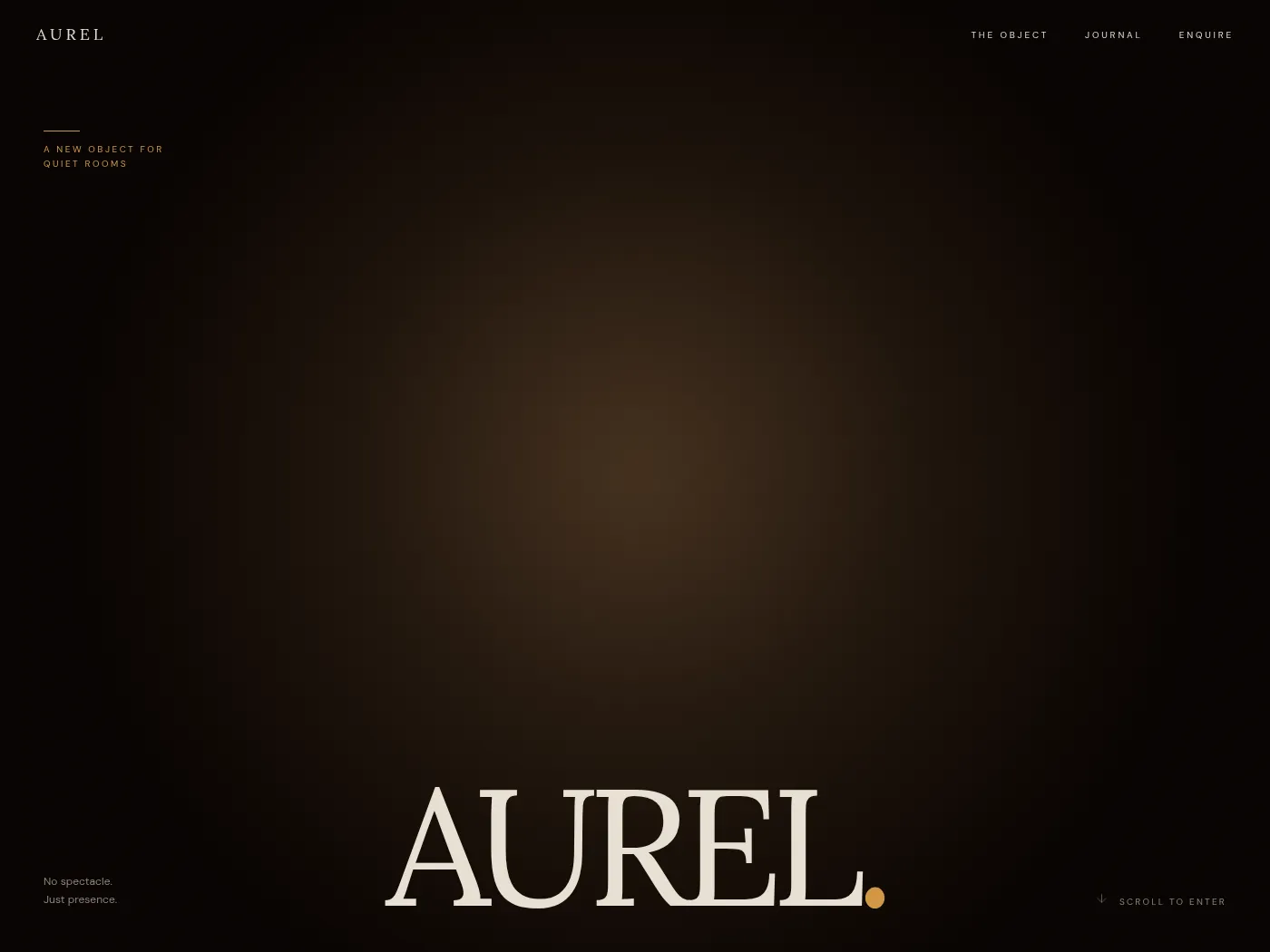 Cinematic 3D Brand Experience