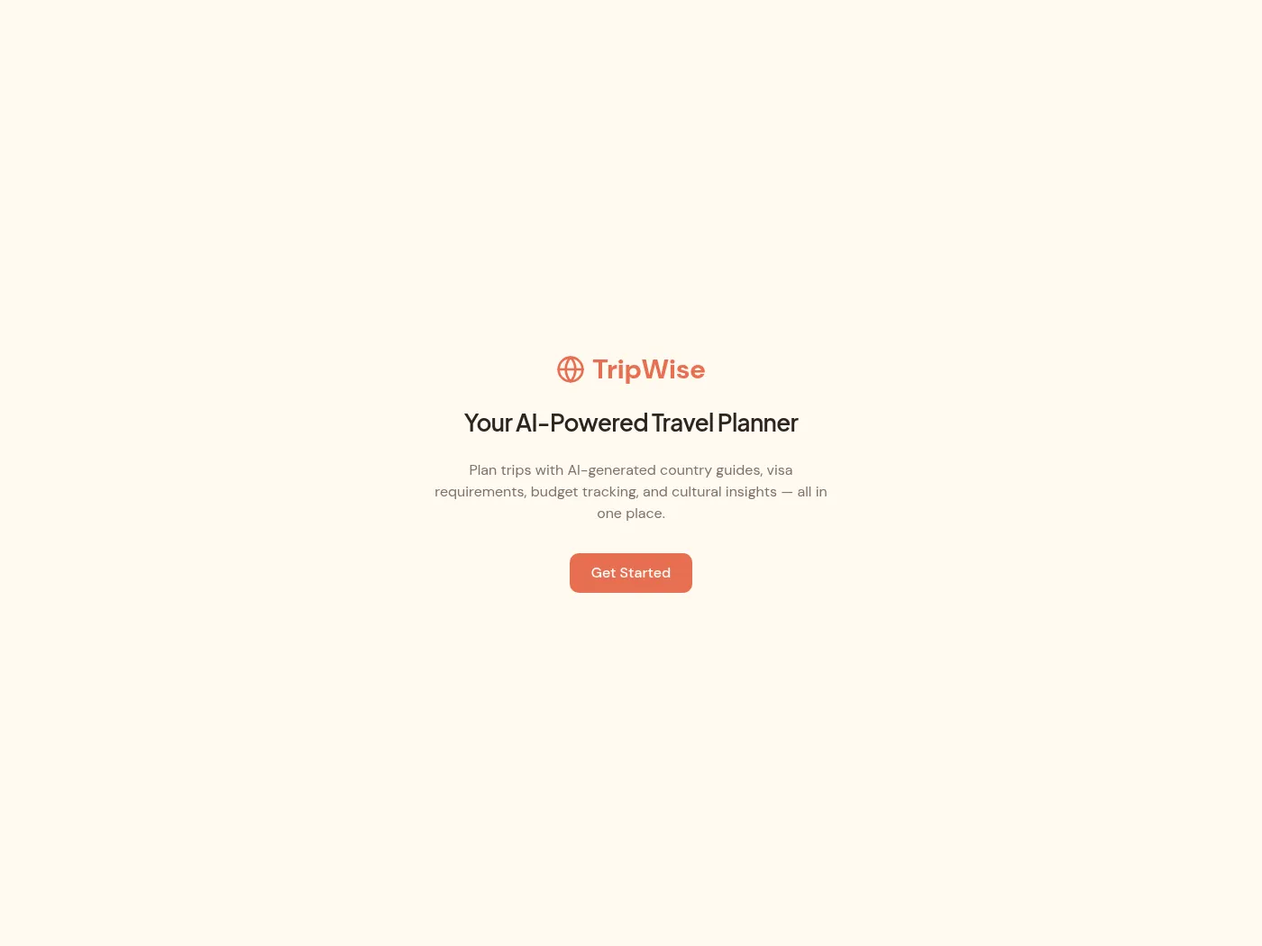 TripWise Planner