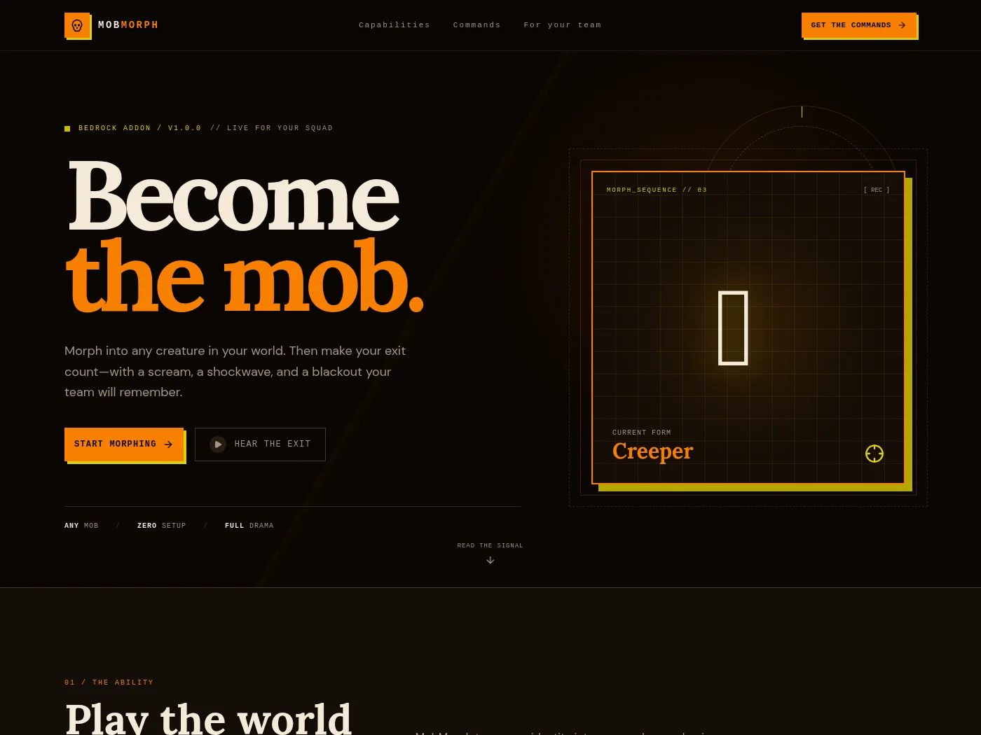 MobMorph Addon