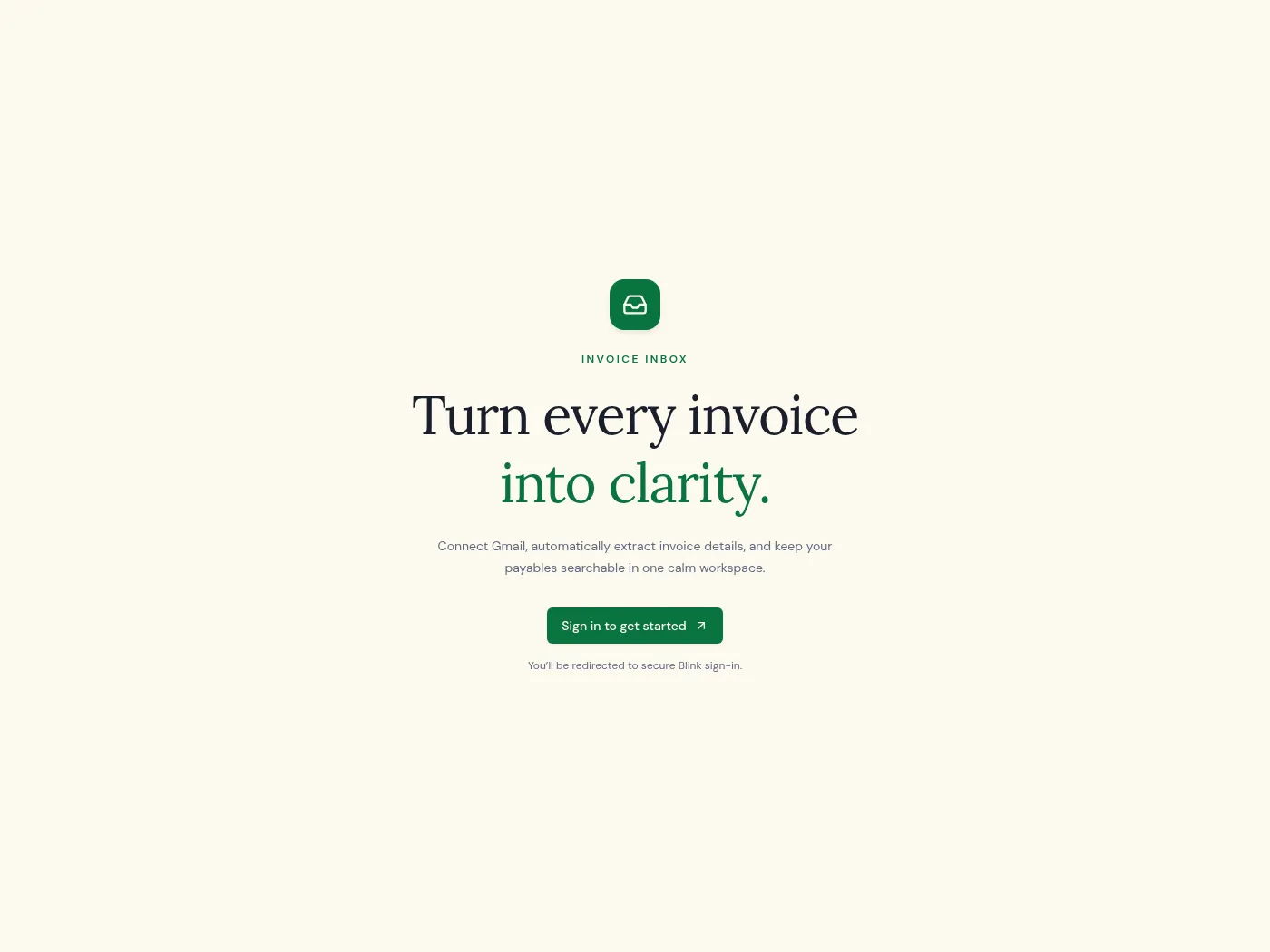 Invoice Inbox Extractor