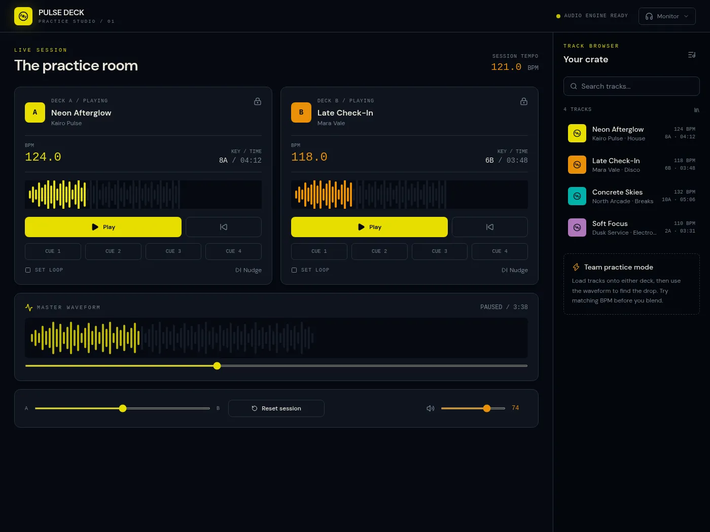 DJ Deck Simulator