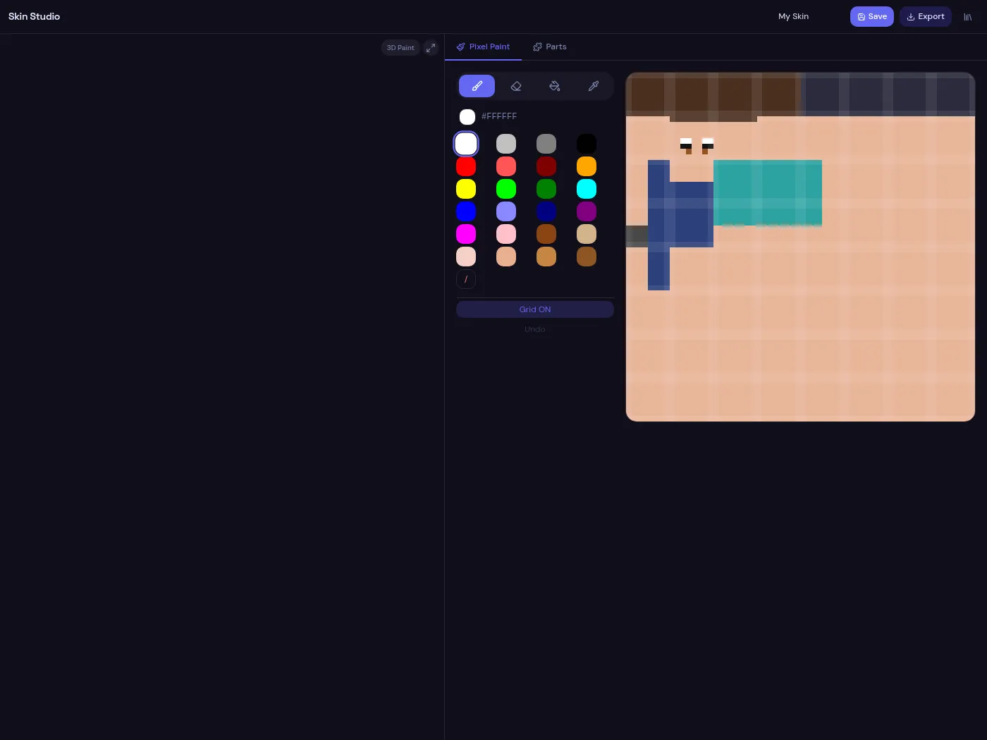 Minecraft Skin Studio