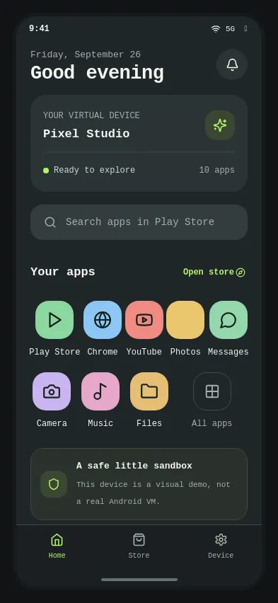 Web Android Emulator