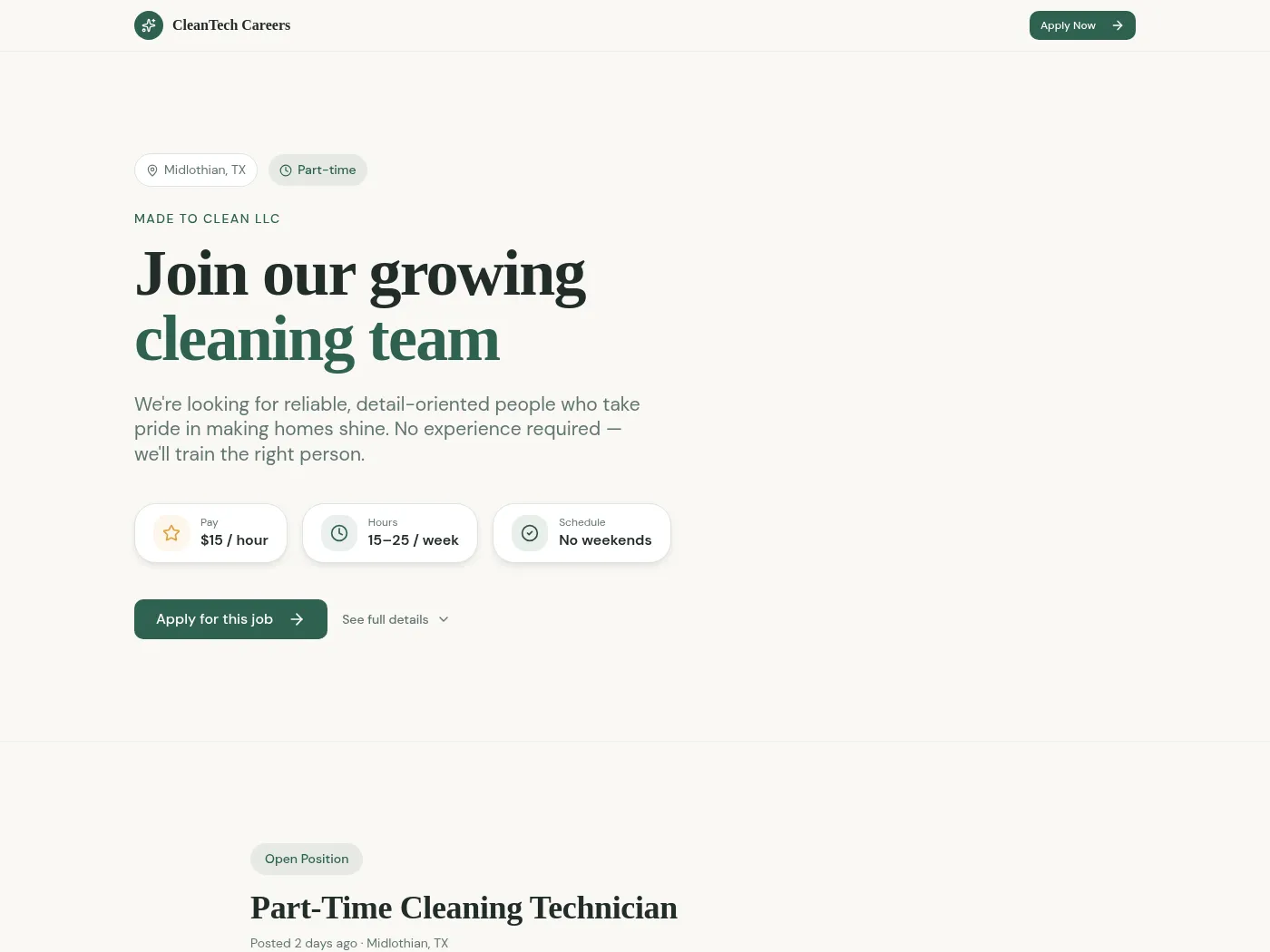 CleanTech Careers