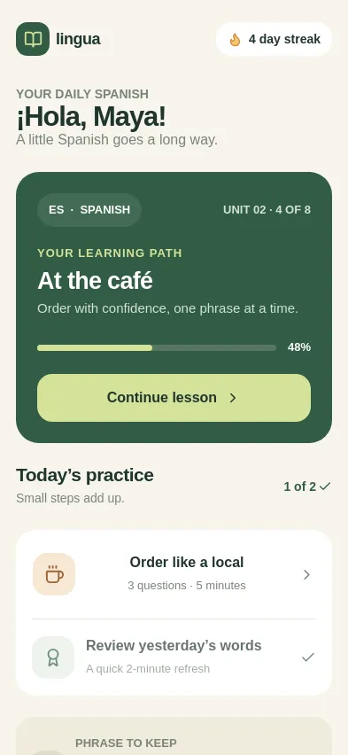 LinguaLearn App