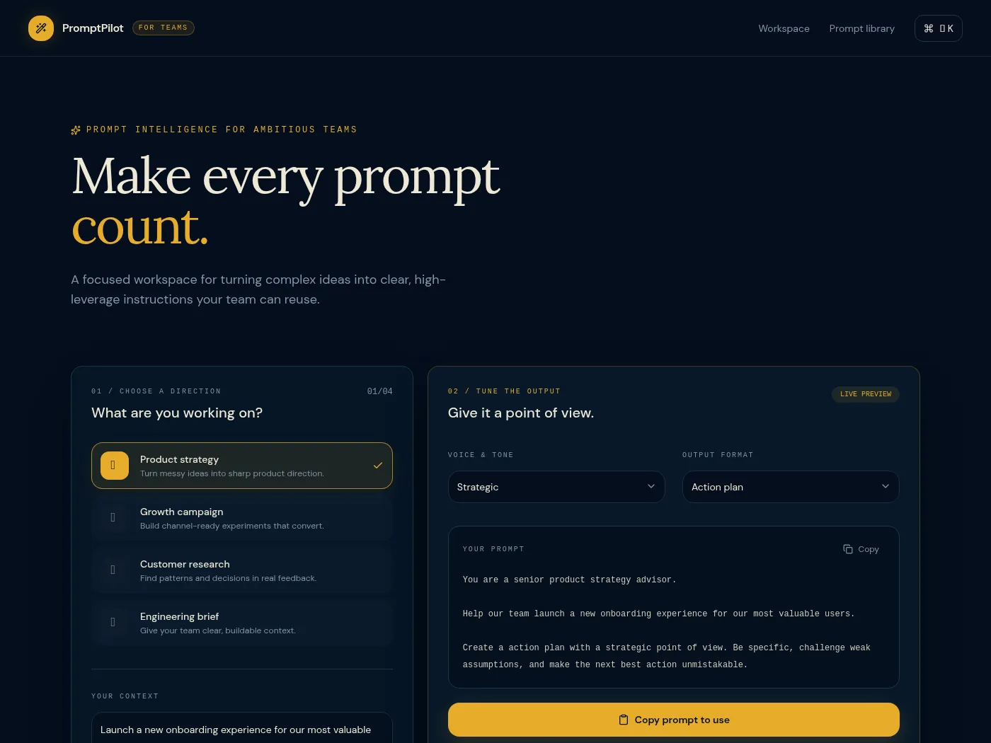 PromptPilot