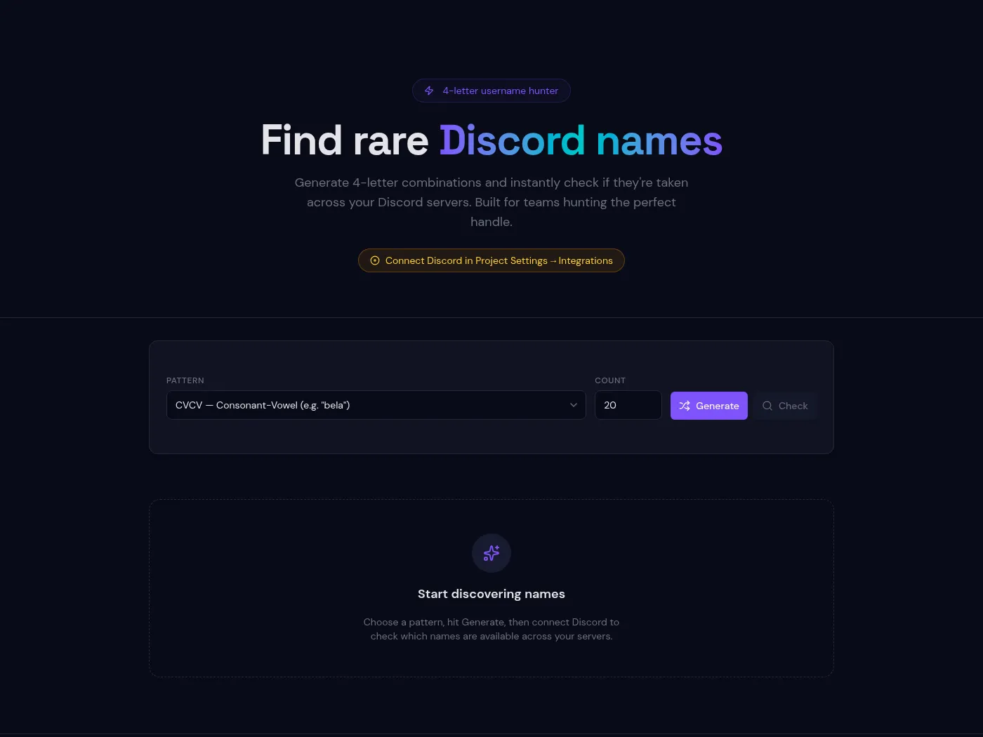 Discord NameHunter
