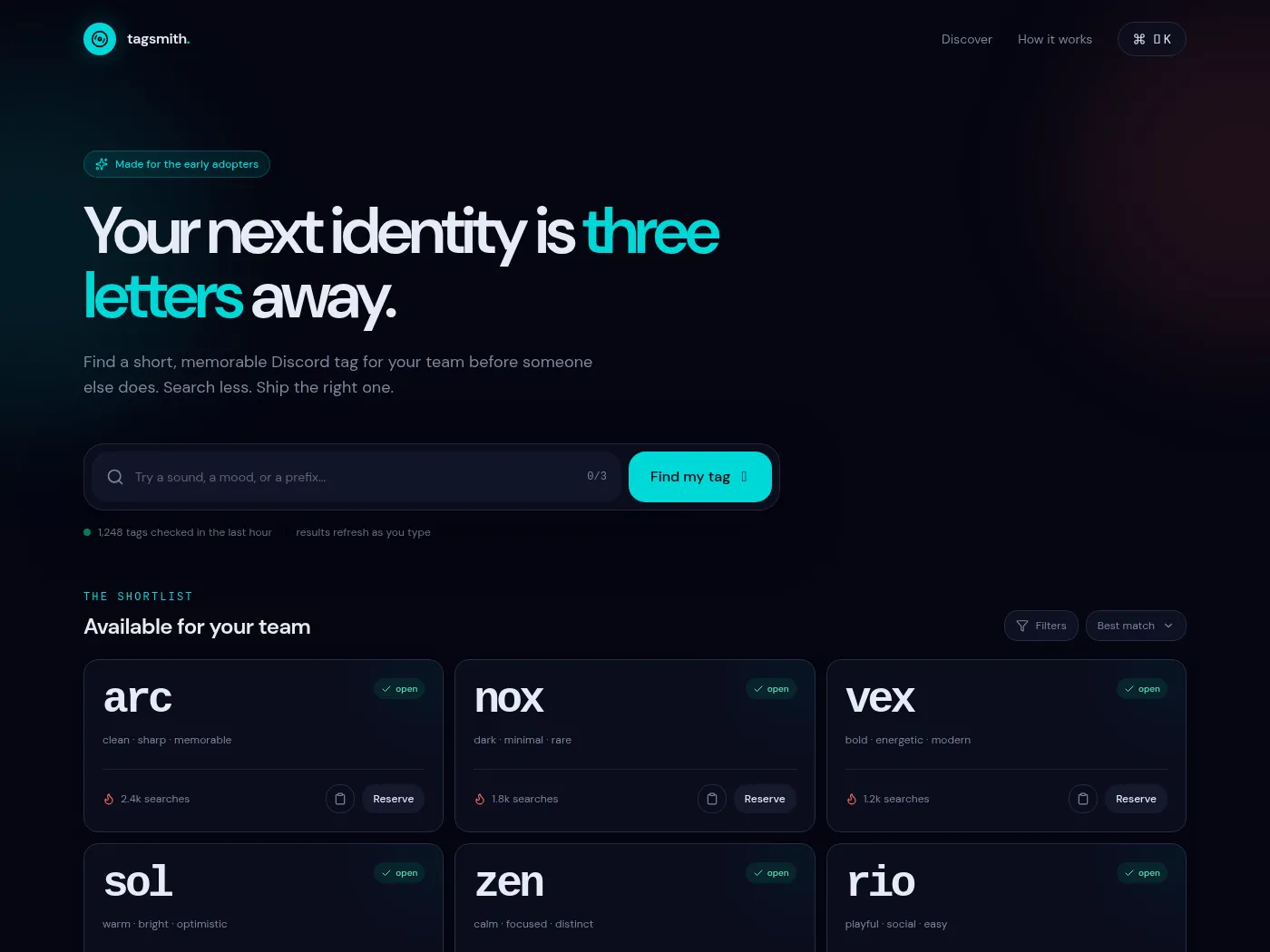 Discord Tag Finder