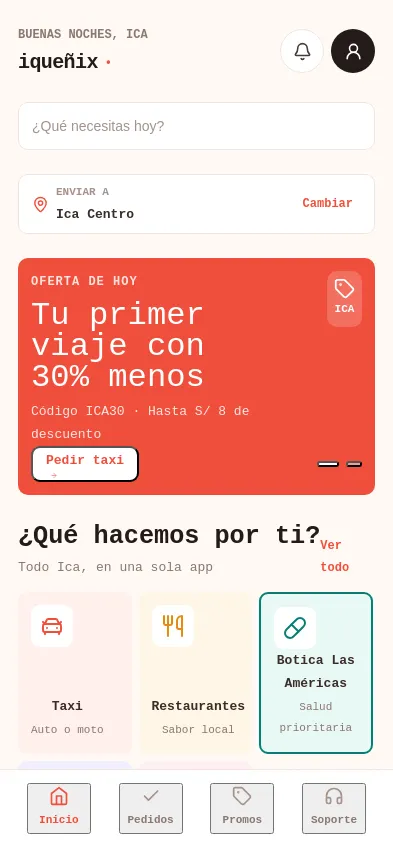 Iqueñix Super-App