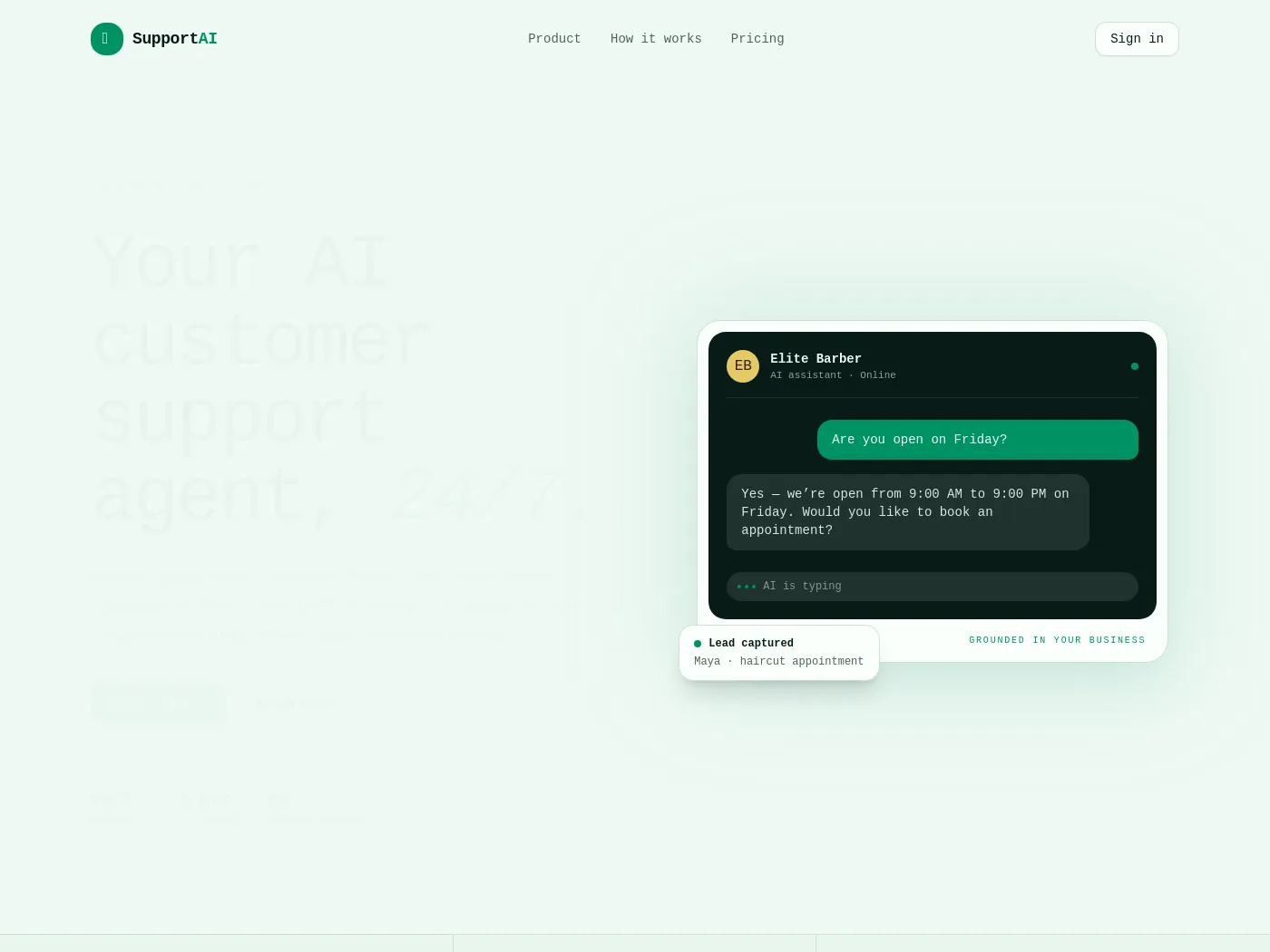Support AI SaaS Platform