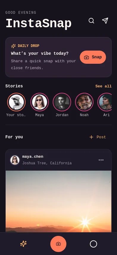InstaSnap Fusion