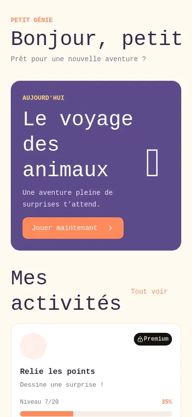 Petit Génie Kids App