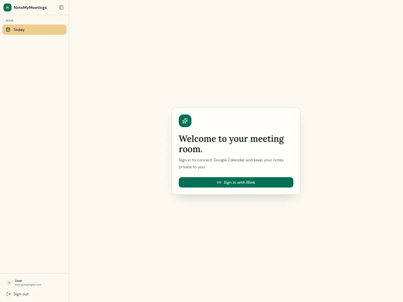 NoteMyMeetings
