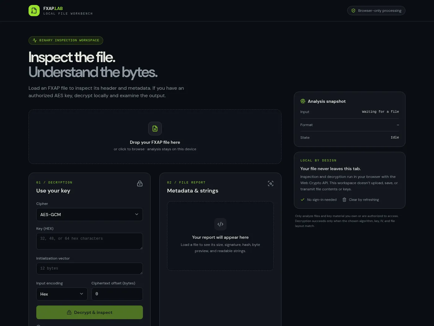 FXAP Decryptor