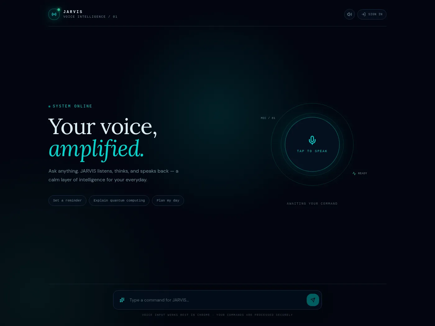 Jarvis Voice Assistant