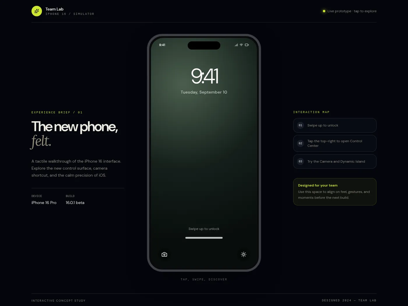 iPhone 16 Simulator Web