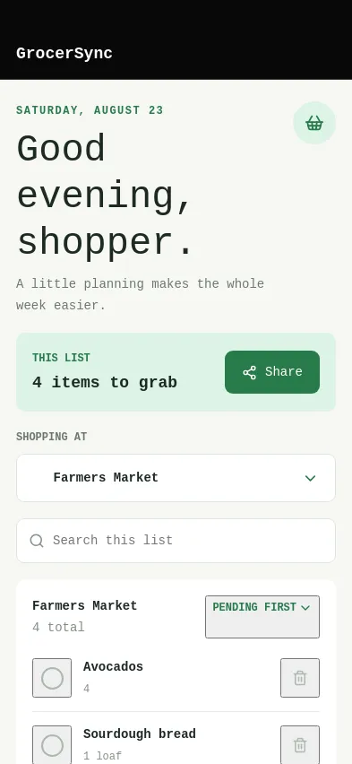 GrocerSync