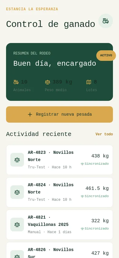 Ganado Manager App
