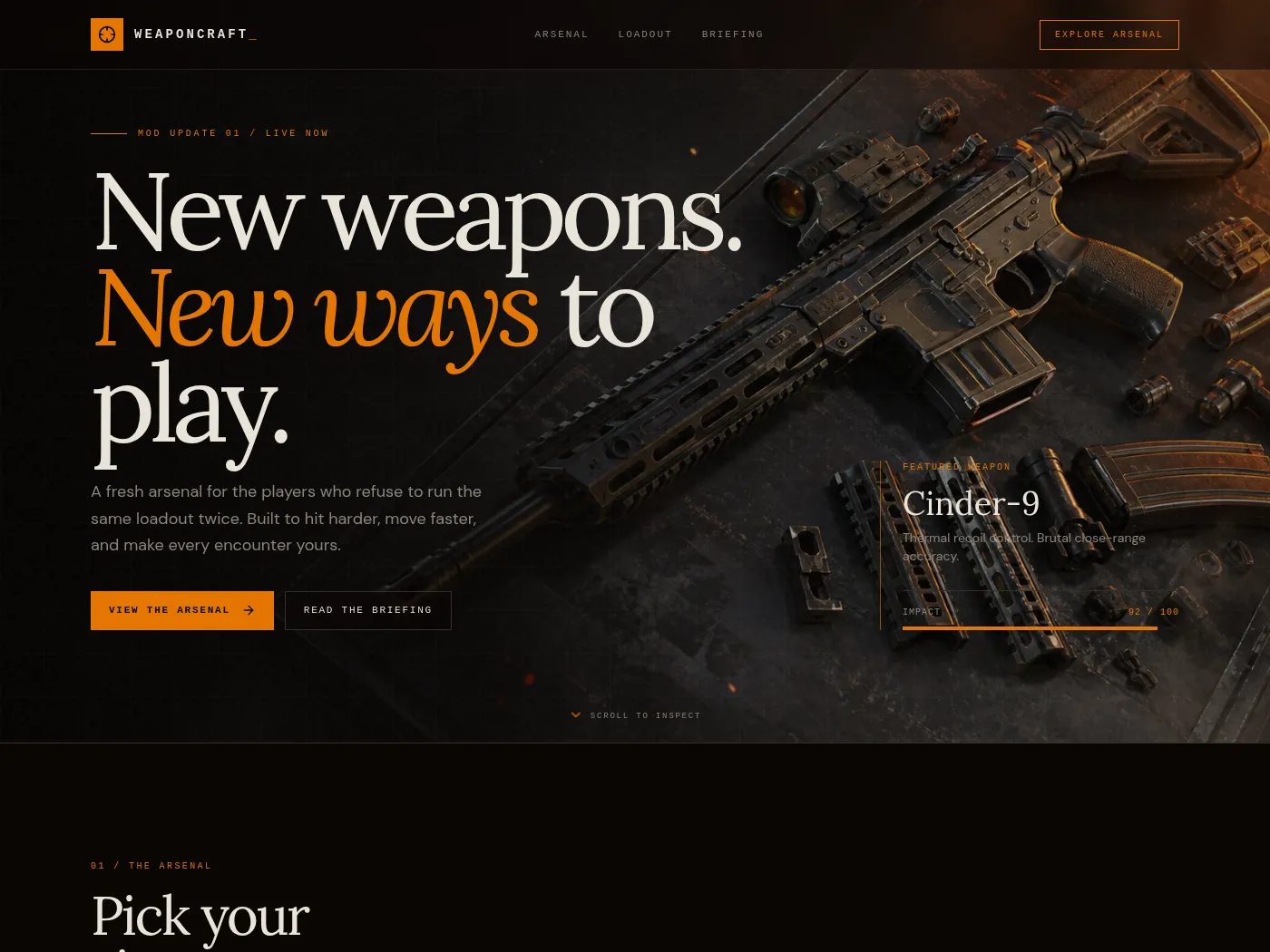 WeaponCraft Mod
