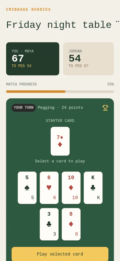 Cribbage Buddies