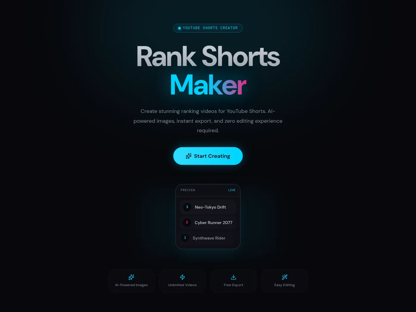 Rank Shorts Maker